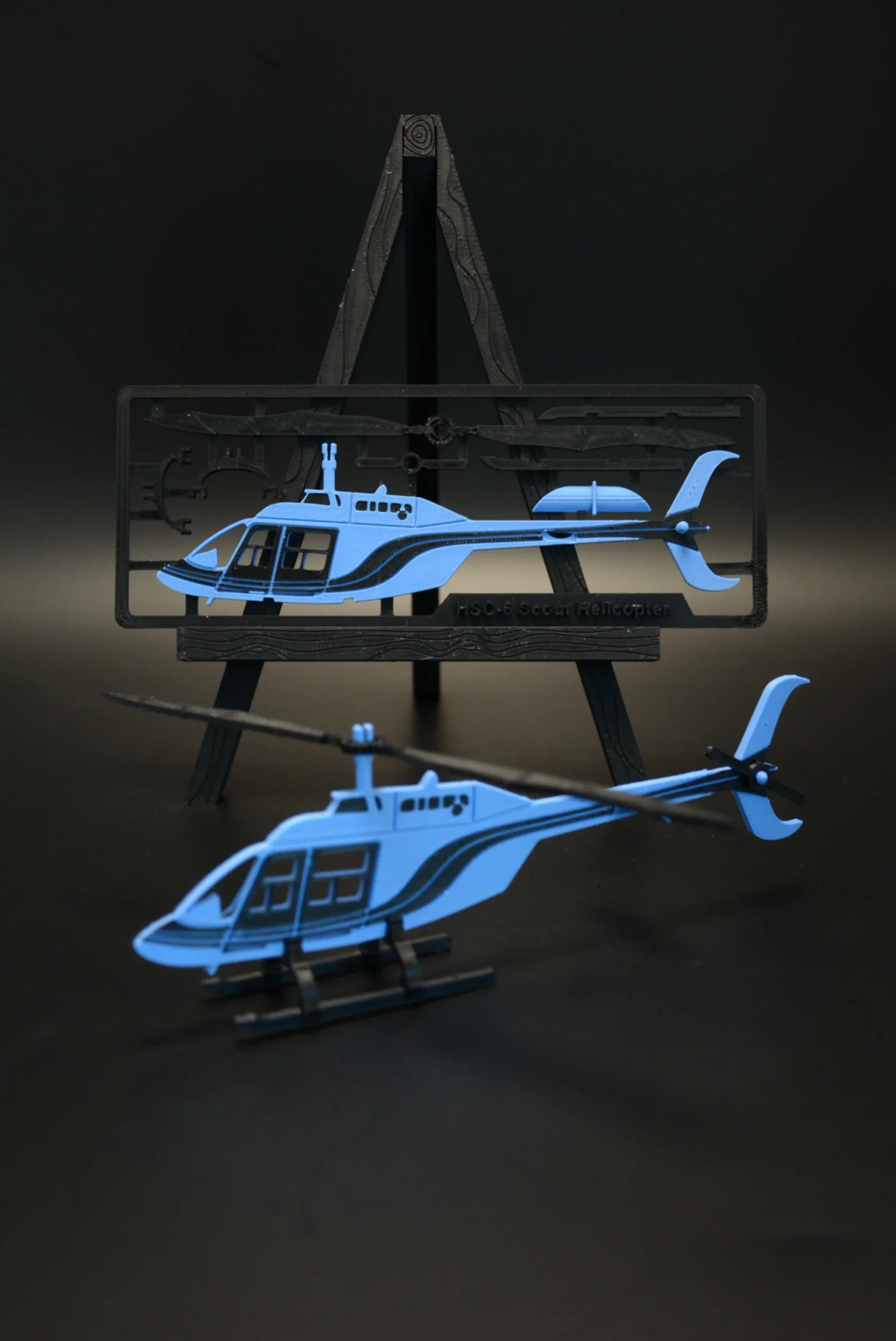 Scout Helicopter Kit Card - 3D print farm